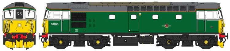 Class 33/1 Push-Pull Crompton #33103 (Cambrian Trains - BR Green) - Pre ...