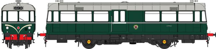W&M Railbus #E79963 (BR Green - Speed Whiskers) - Pre Order